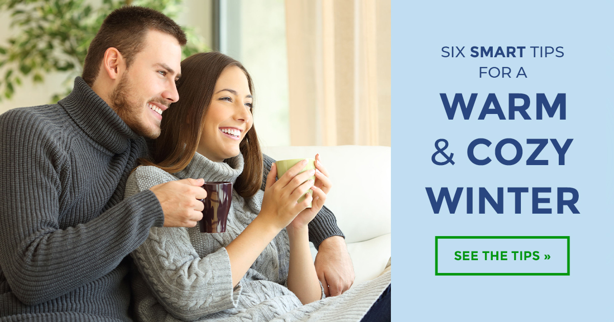 Six SMART tips to staying warm and cozy this winter